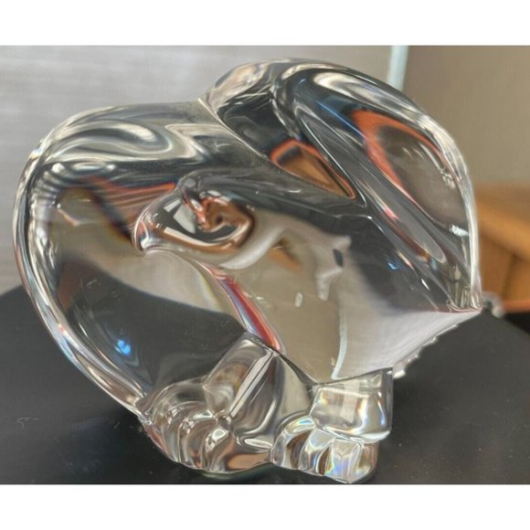 Steuben | Art | Steuben Crystal Glass Figurine Bald Eagle Paperweight ...